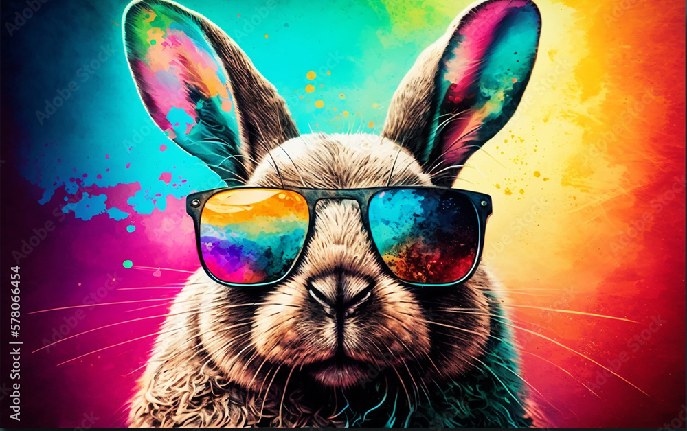 Rabbit With Sunglasses