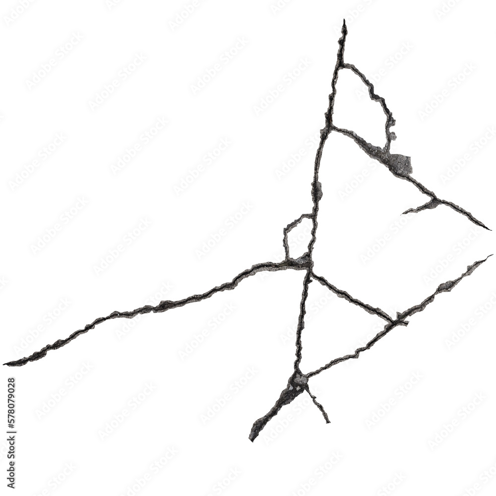 Foto de rajadura, pared quebrada, pared rajada para usar en piso o ...