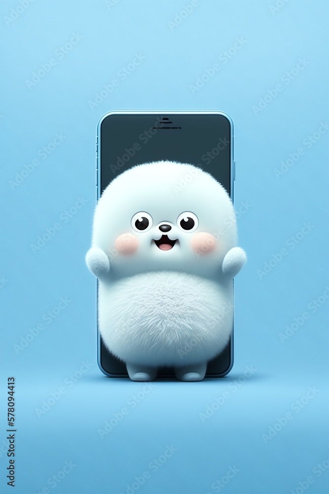 Clean and Tidy Mobile Phone Wallpaper with a Soothing Color Palette and ...