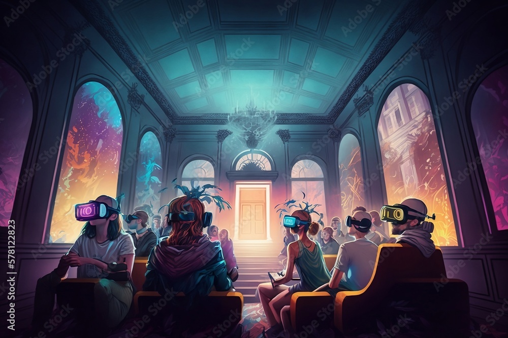 Immersive theater, virtual reality, immersive experience. Live ...