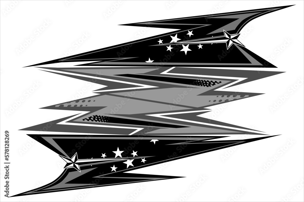 Design vector racing background with a unique pattern of lines and ...