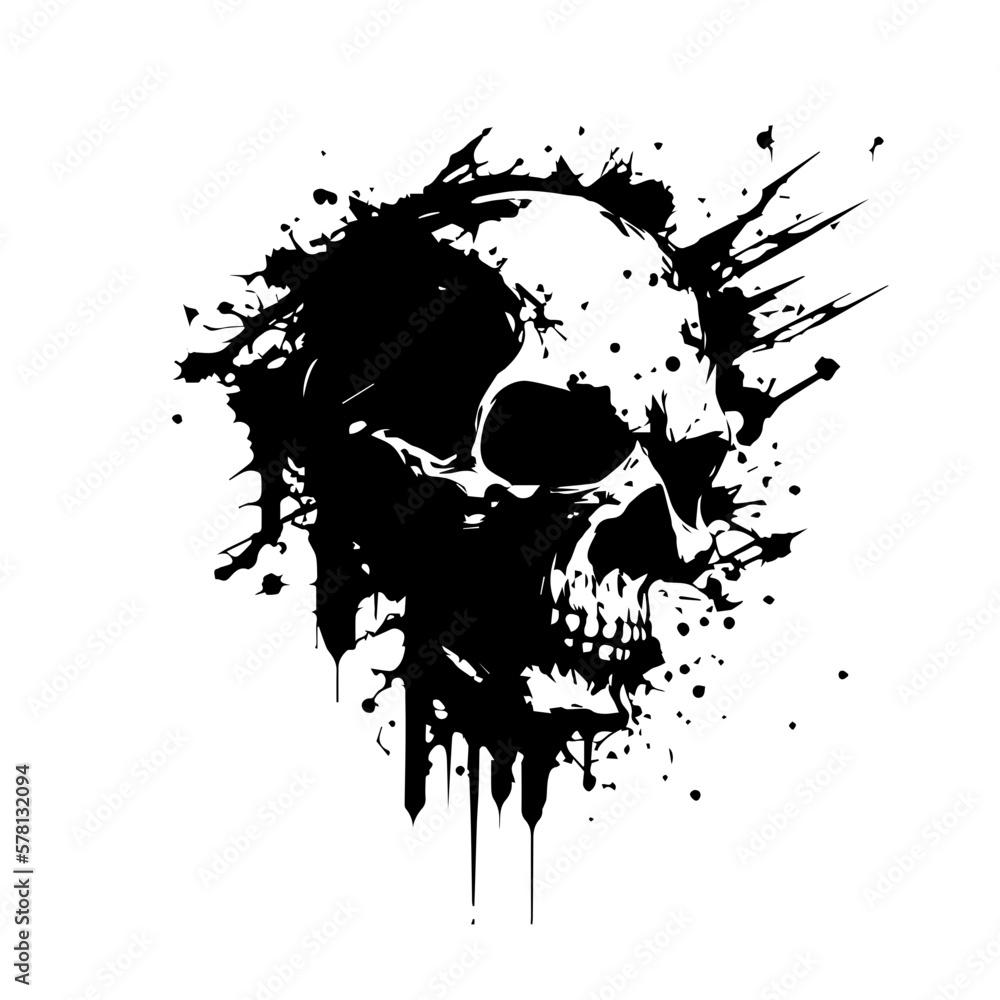 skull vector svg Stock Vector | Adobe Stock