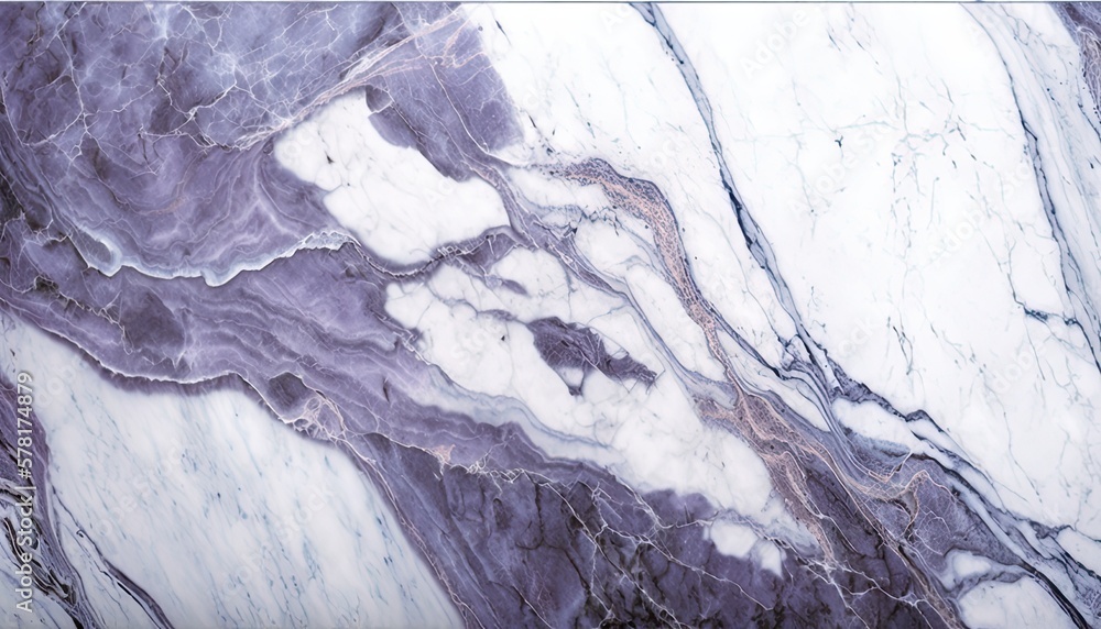 abstract purple and white marble stone texture , Generated by ...