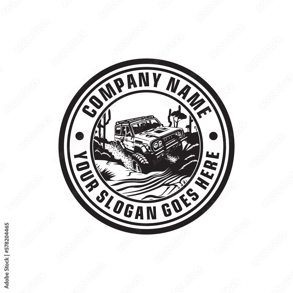 off road logo , jeep logo vector Stock Vector | Adobe Stock