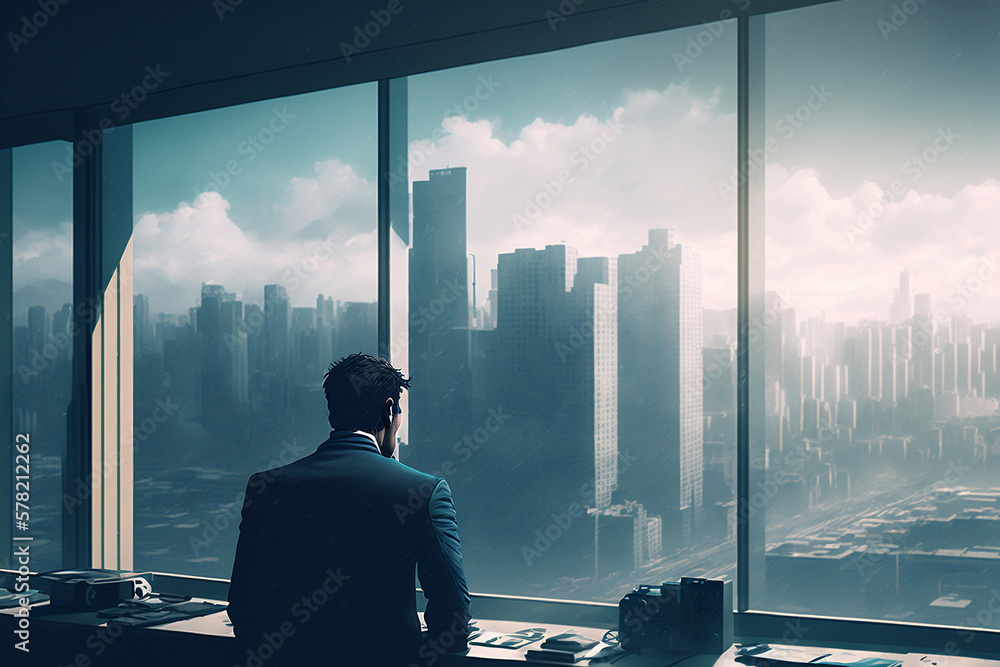 The Power Look of a Successful CEO: Businessman in Perfect Tailored ...