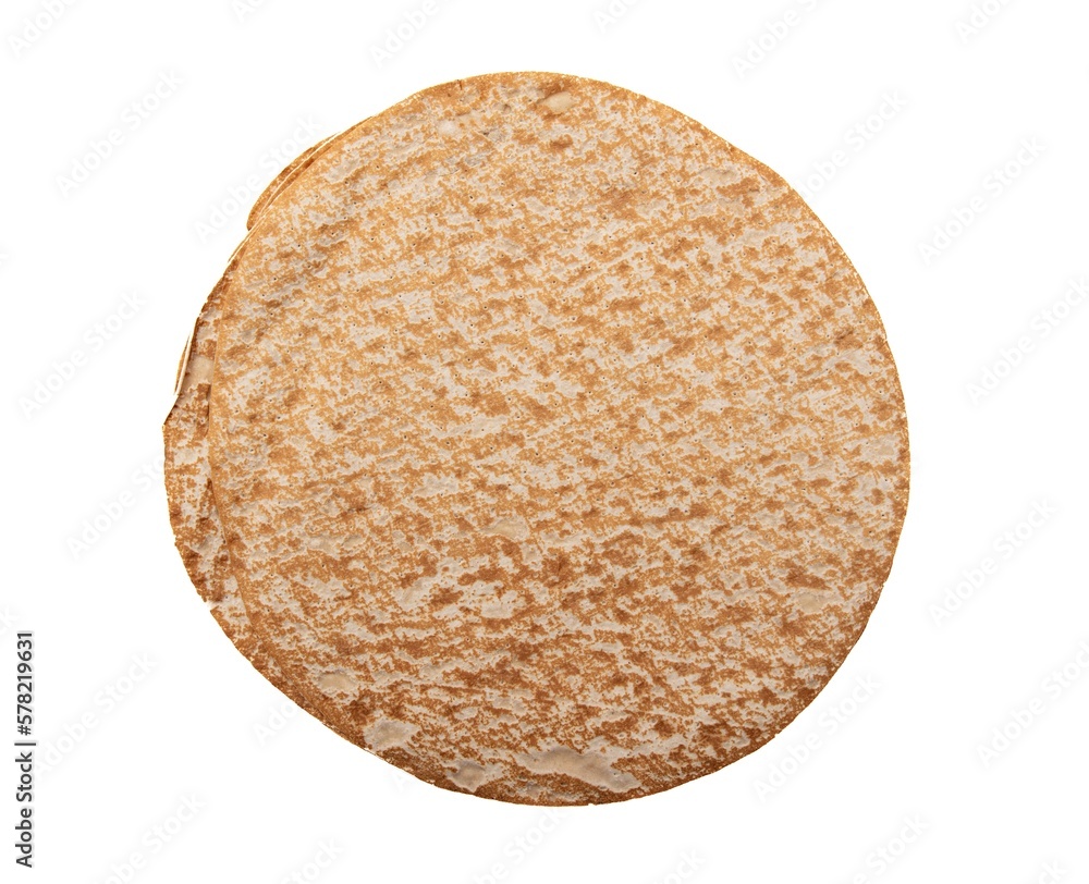 Armenian lavash isolated on white background. Stock Photo | Adobe Stock
