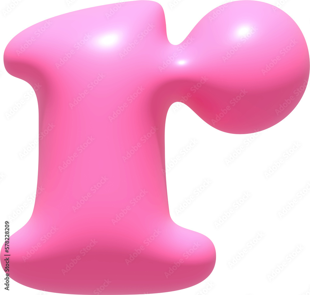 Alphabet illustration typeface letter R. Typography decorate design ...