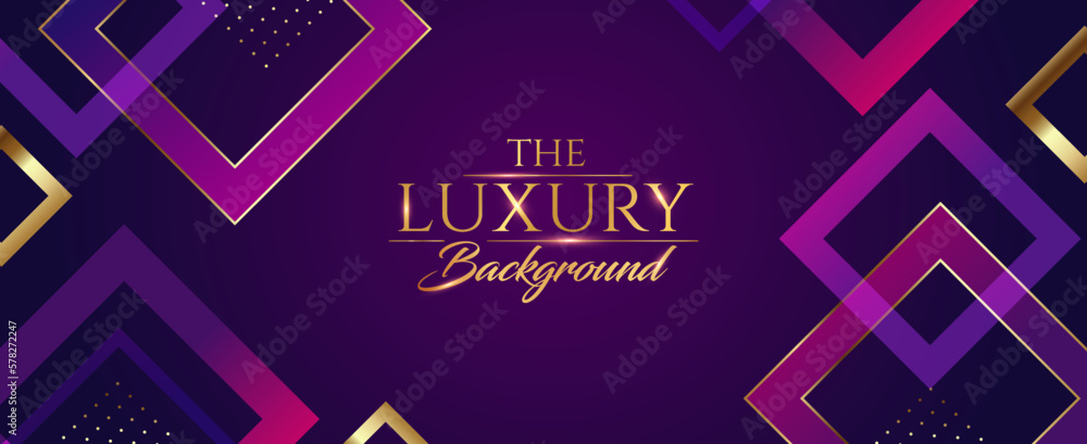 Pink Blue Purple and Gold Square Diamond Shape Award Background. Luxury ...