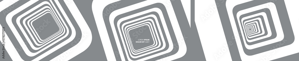 Vetor de Abstract squares within squares. Square tunnel perspective ...