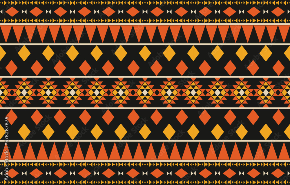Oriental Ethnic Pattern Abstract Ethnic Geometric Pattern Background Design Wallpaper Indian