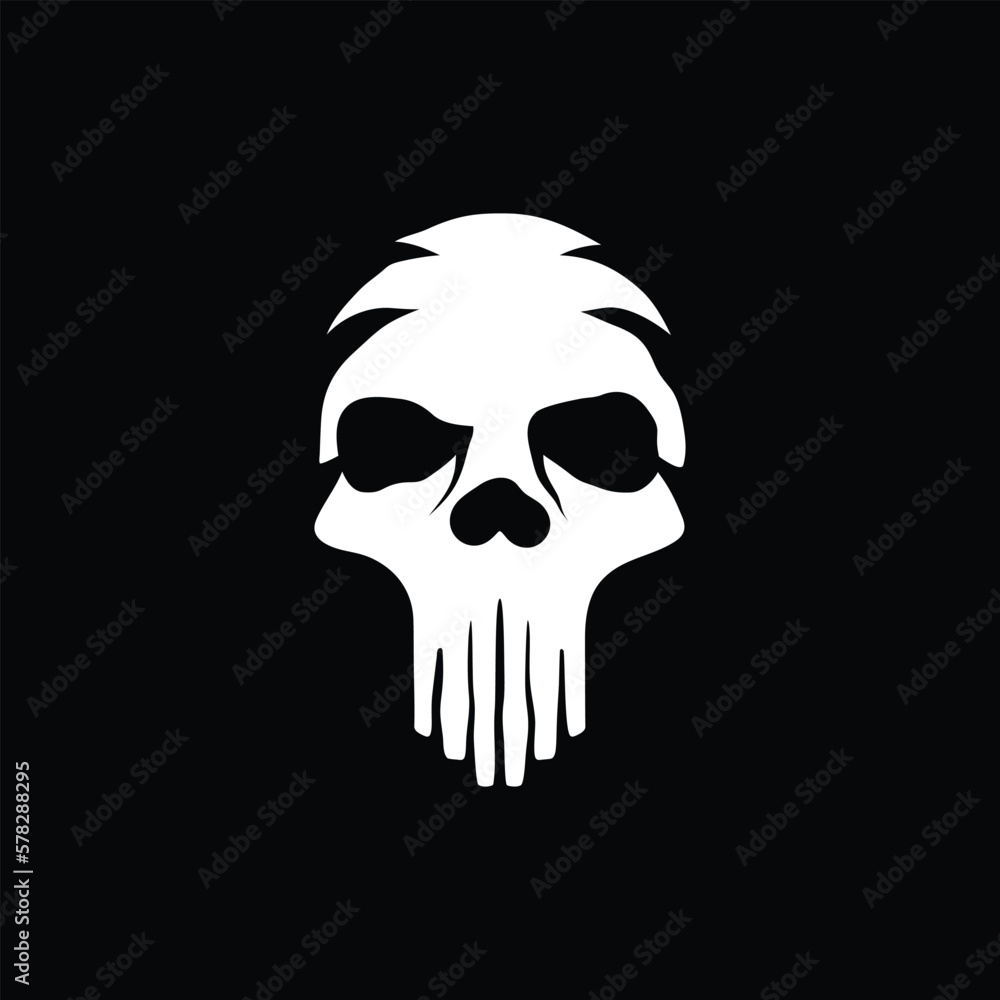 skull head logo icon design inspiration Stock Vector | Adobe Stock