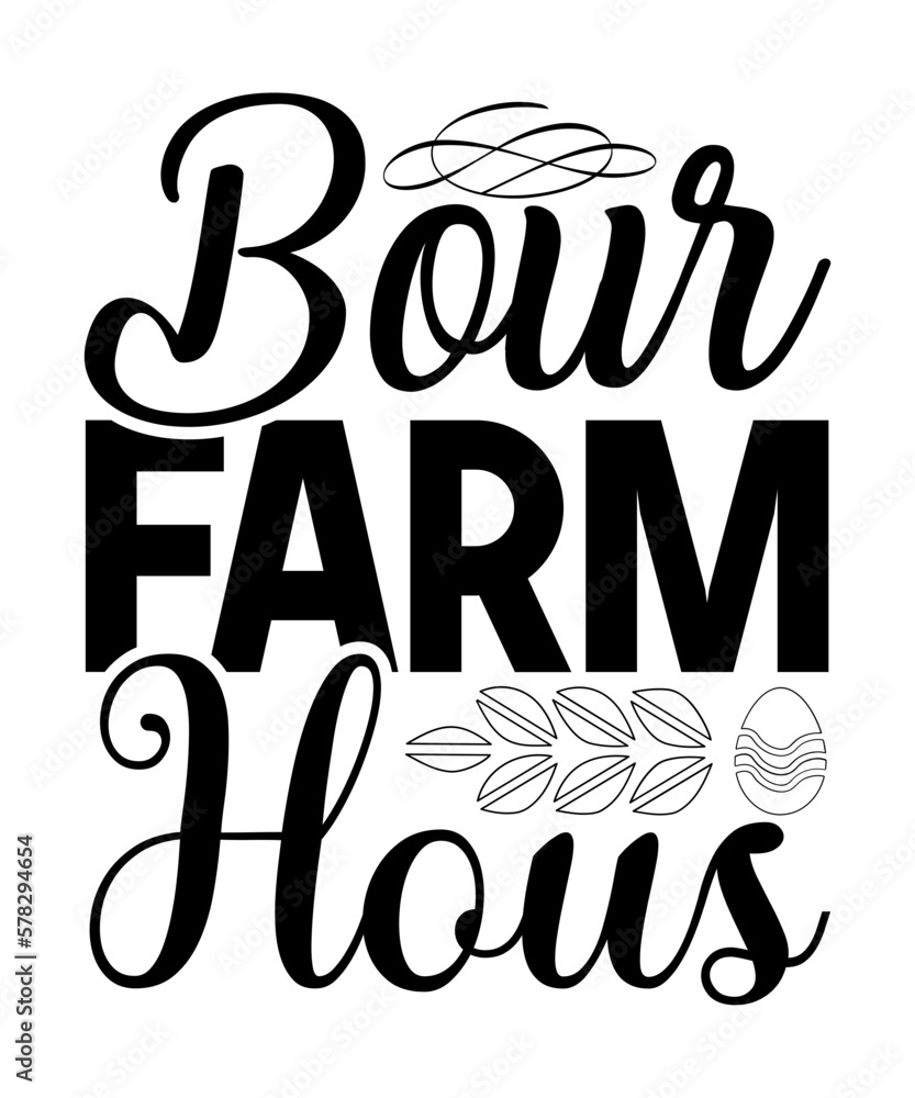 Vetor de Bour farmhouse SVG, farm svg bundle, farmhouse svg bundle ...