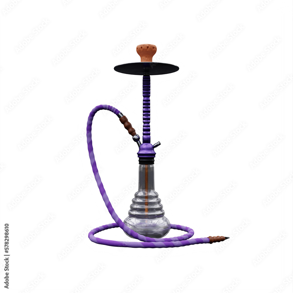 Shisha hookah isolated Stock Illustration | Adobe Stock