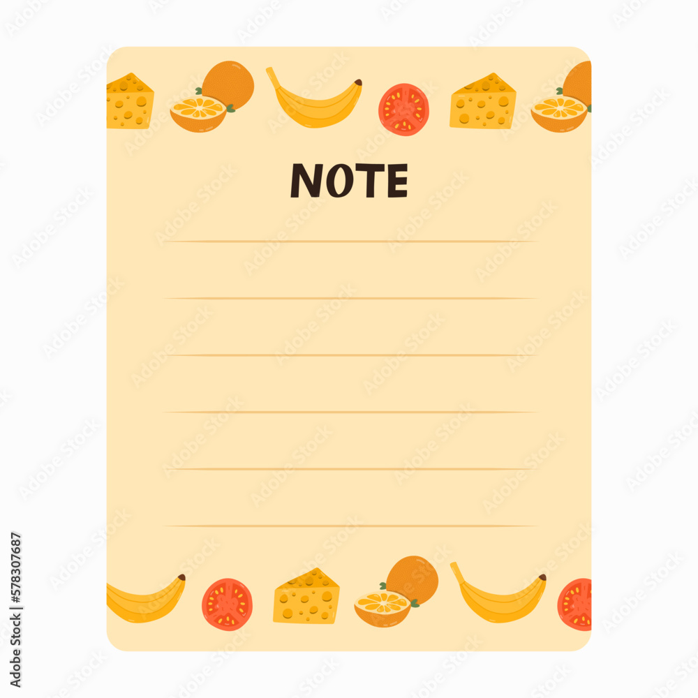 Cute scrapbook templates for planner notes, to do, to buy and other ...