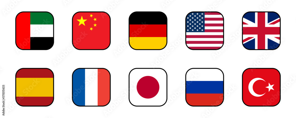 Turkish Language Flag Icon