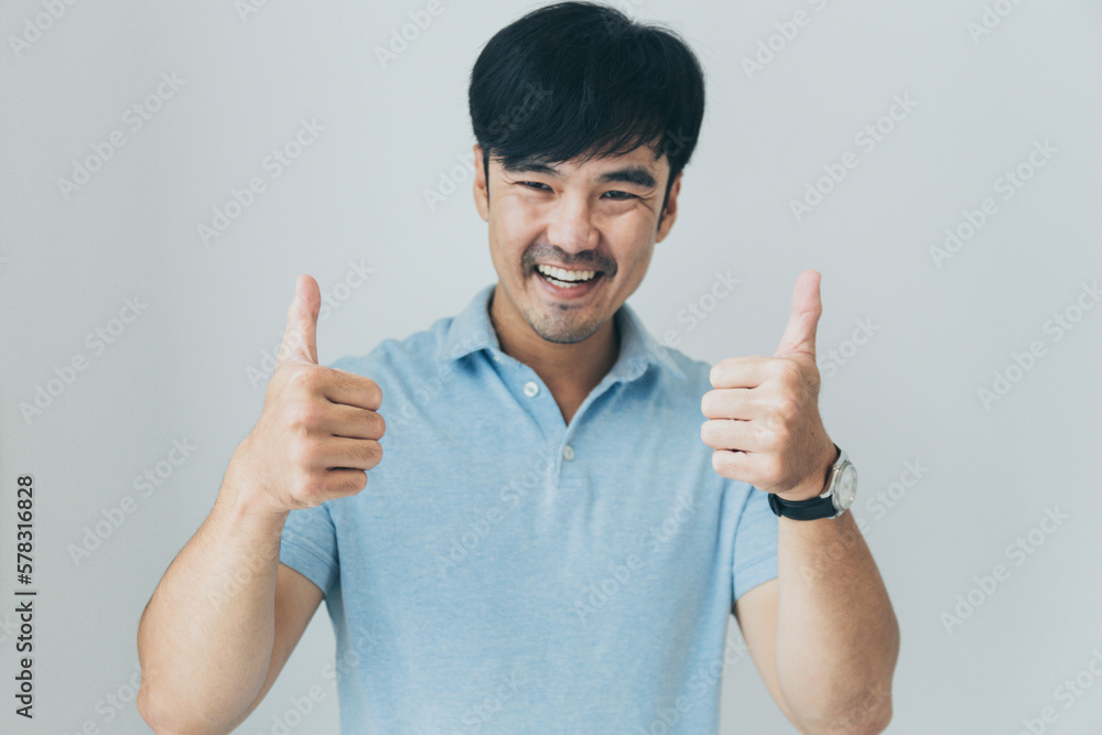 adult asian man.young male person.posing smiling laughing look excited ...