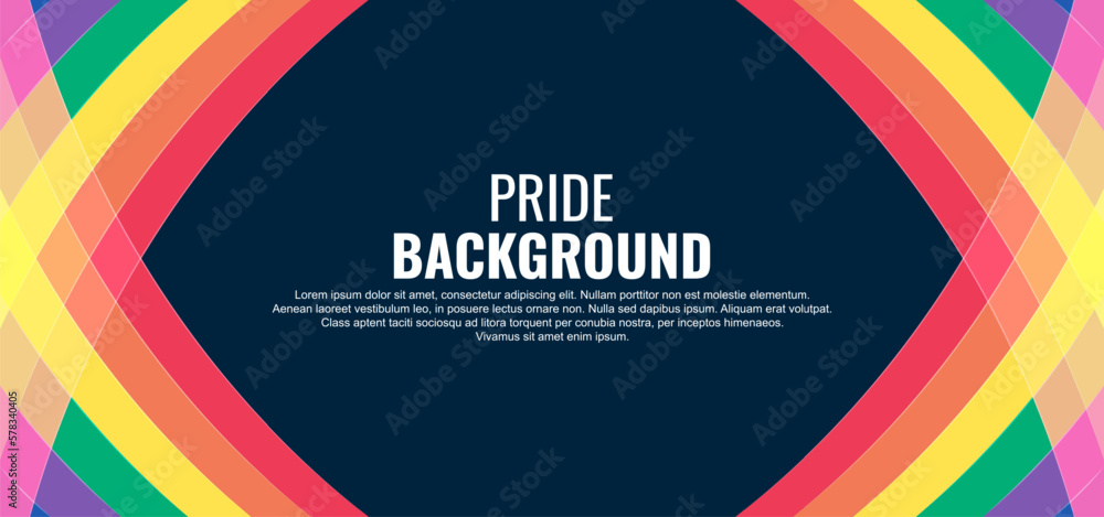 LGBT pride abstract background. Vector background with abstract lines ...