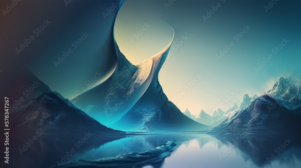 Abstract 4k wallpaper background illustration. art, AI-Generated Stock ...