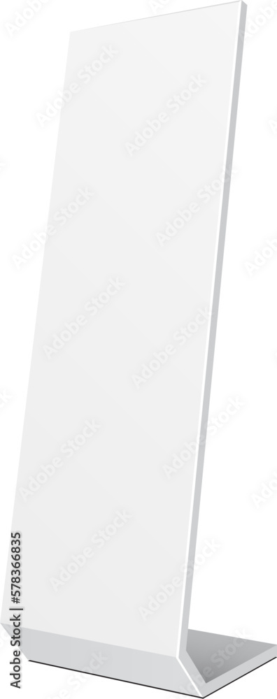 Mockup Modern Outdoor Advertising POS POI Stand Banner Or Lightbox ...