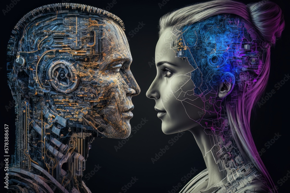 System Artificial Intelligence. Chat AI, Machine Learning and ...