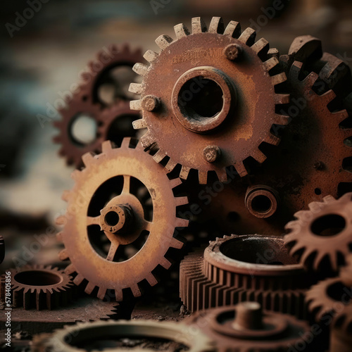 Rusty Gear Iphone Wallpaper