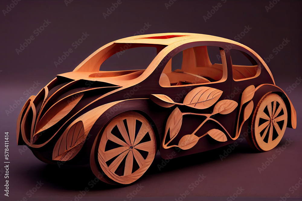 carbon-neutral car made from wood is an interesting concept that ...