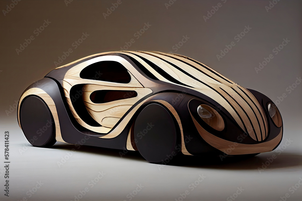 carbon-neutral car made from wood is an interesting concept that ...