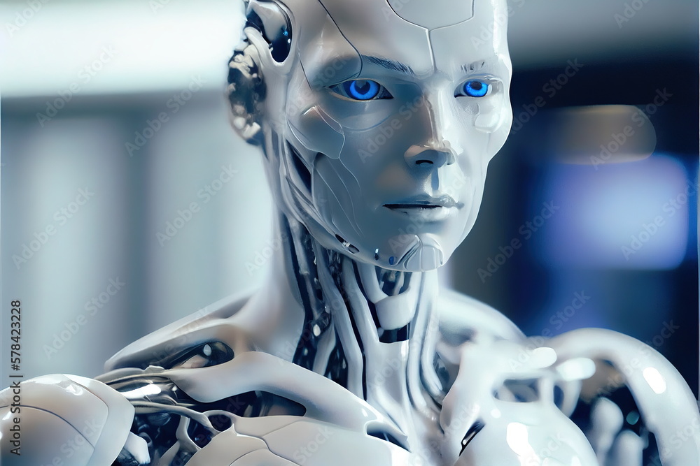 Wondrous hyper realistic closeup portrait artificial intelligent ...