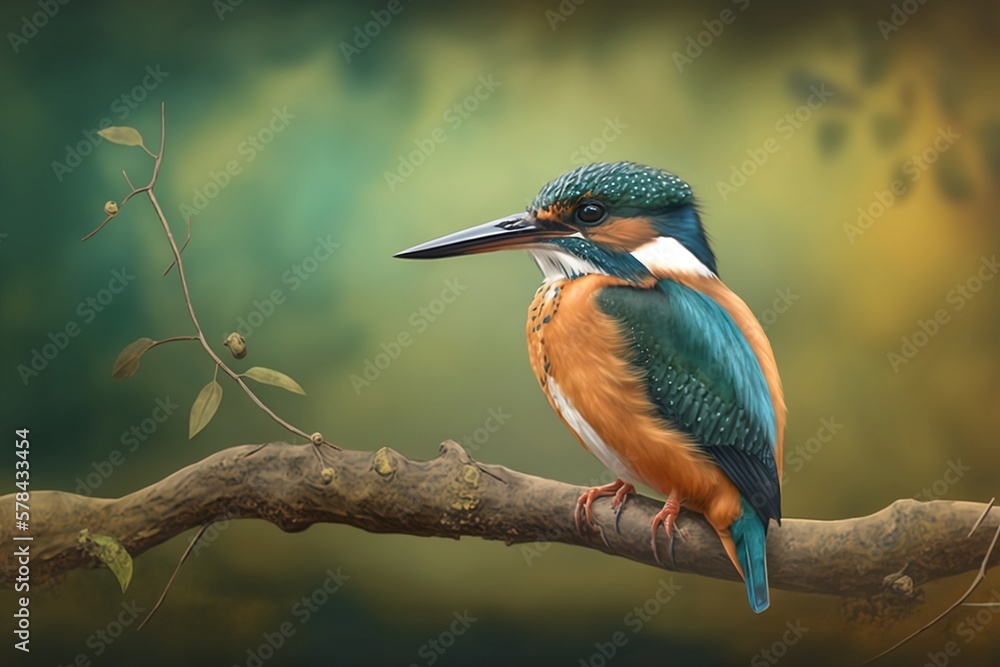 Regal Perch: A Stunningly Realistic High-Resolution Image of a Male ...