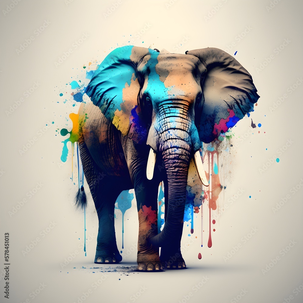Add a Touch of Elegance to Your Space with this Creative Elephant Art ...