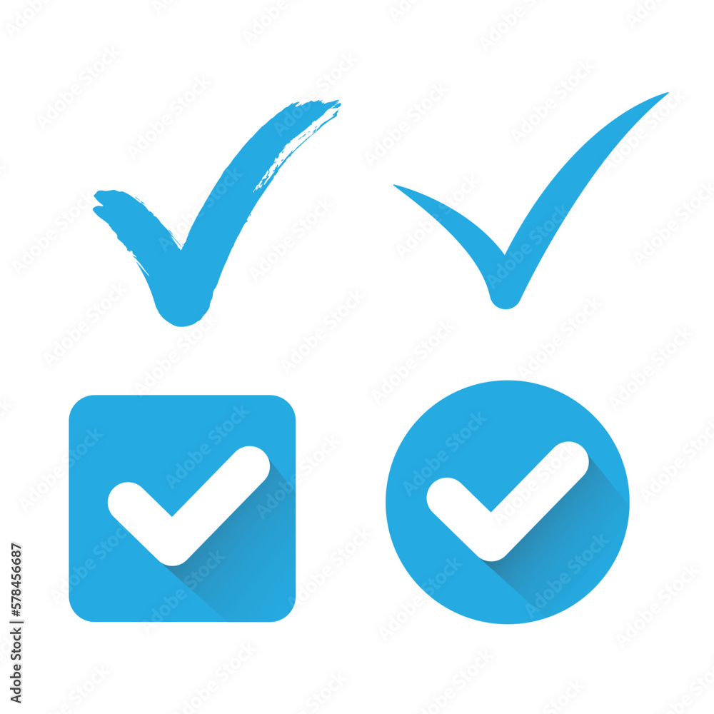 Blue Checkbox Icon