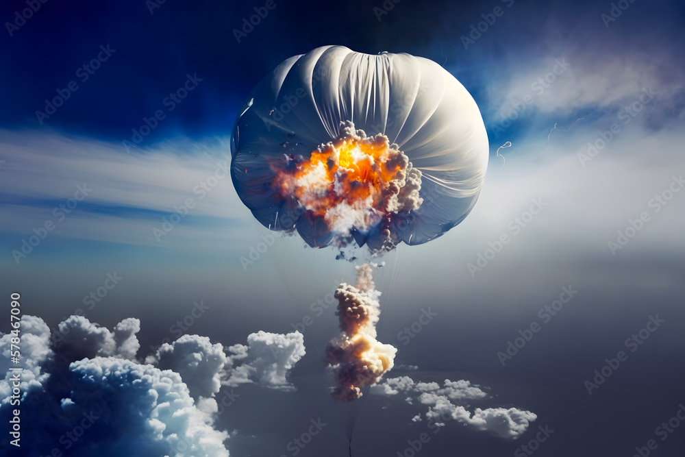 Weather balloon shot down by air defense missile for violating the ...