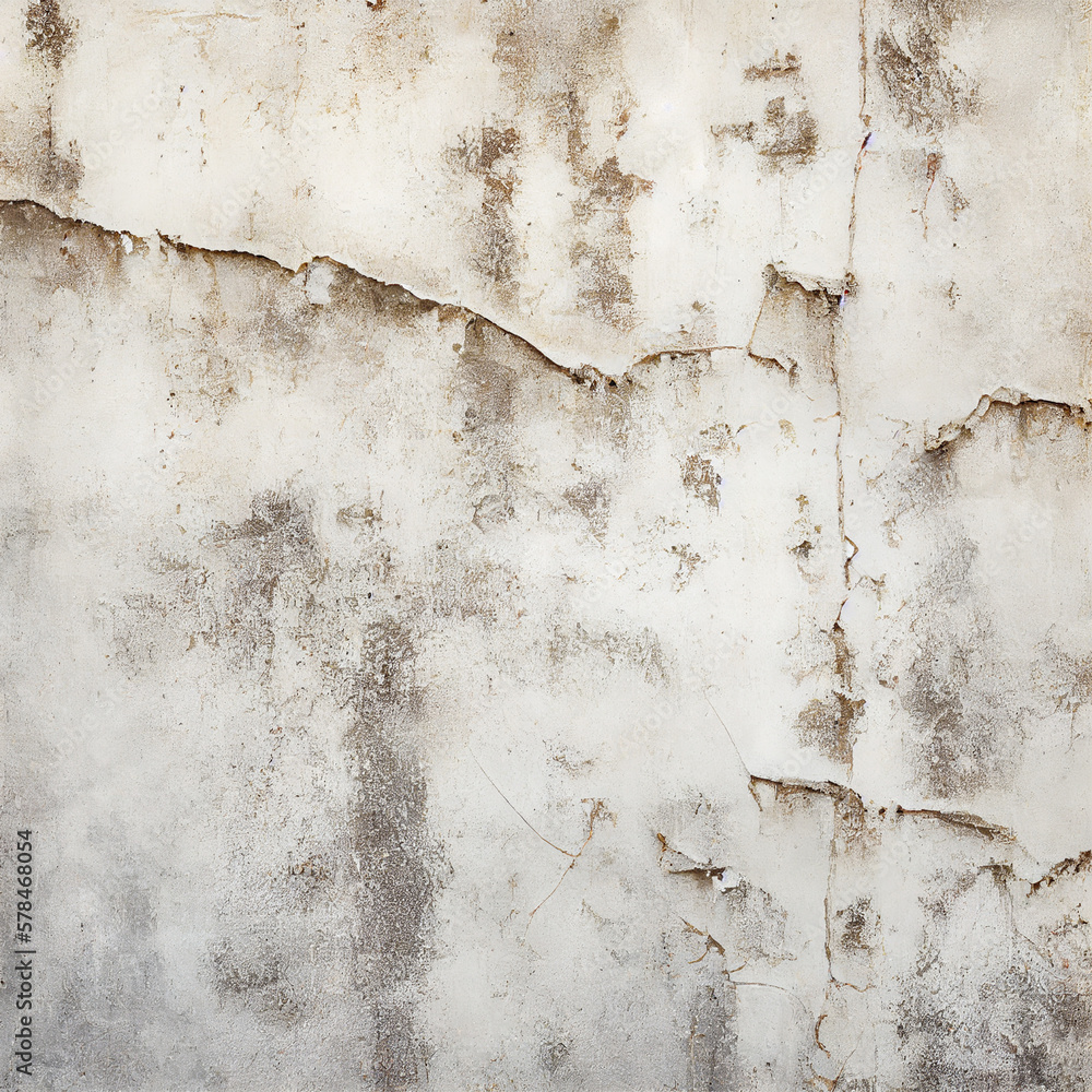 Texture of an old broken wall, scratches and chips - AI generated image ...