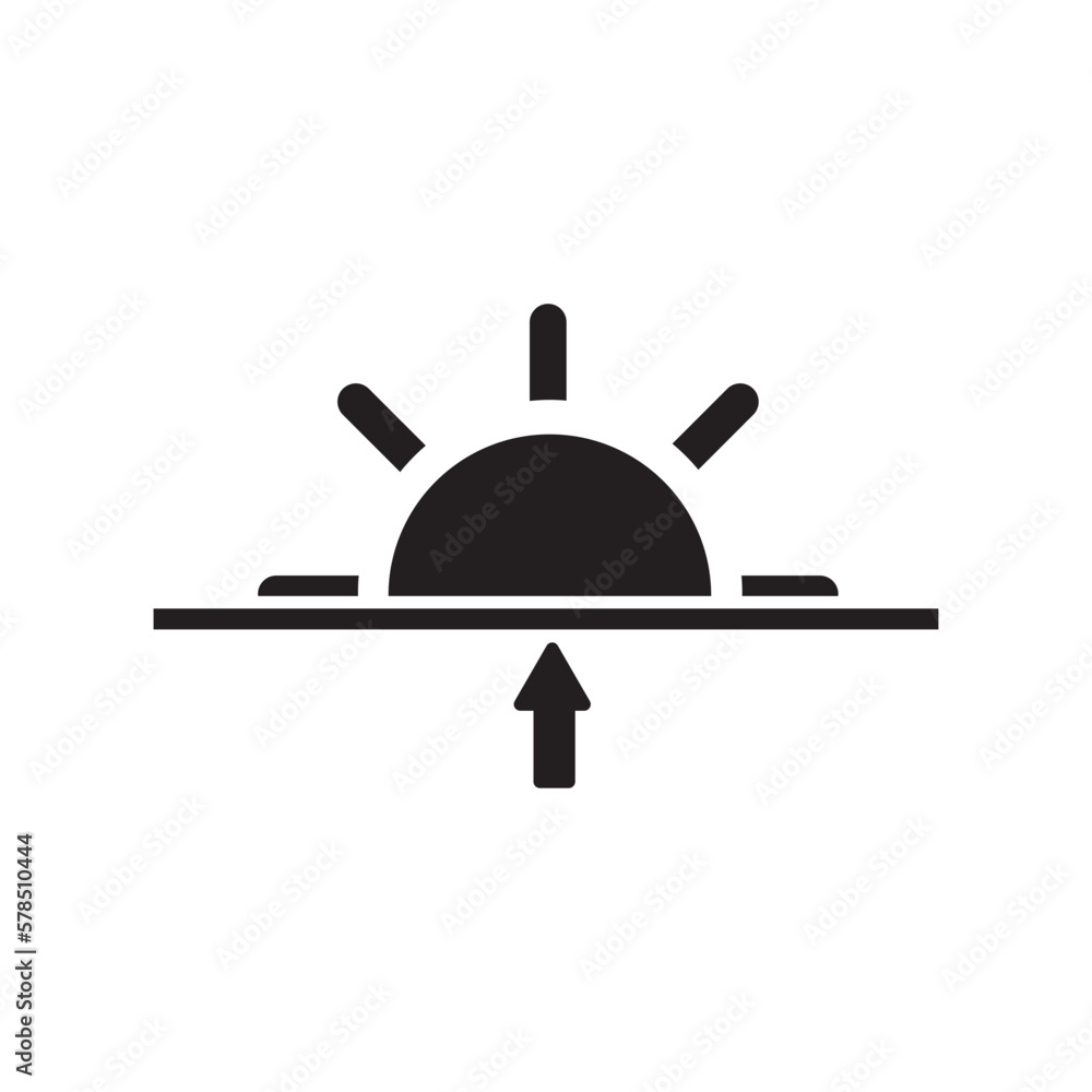 Sun rise icon, season icon for app web logo banner poster icon - SVG ...
