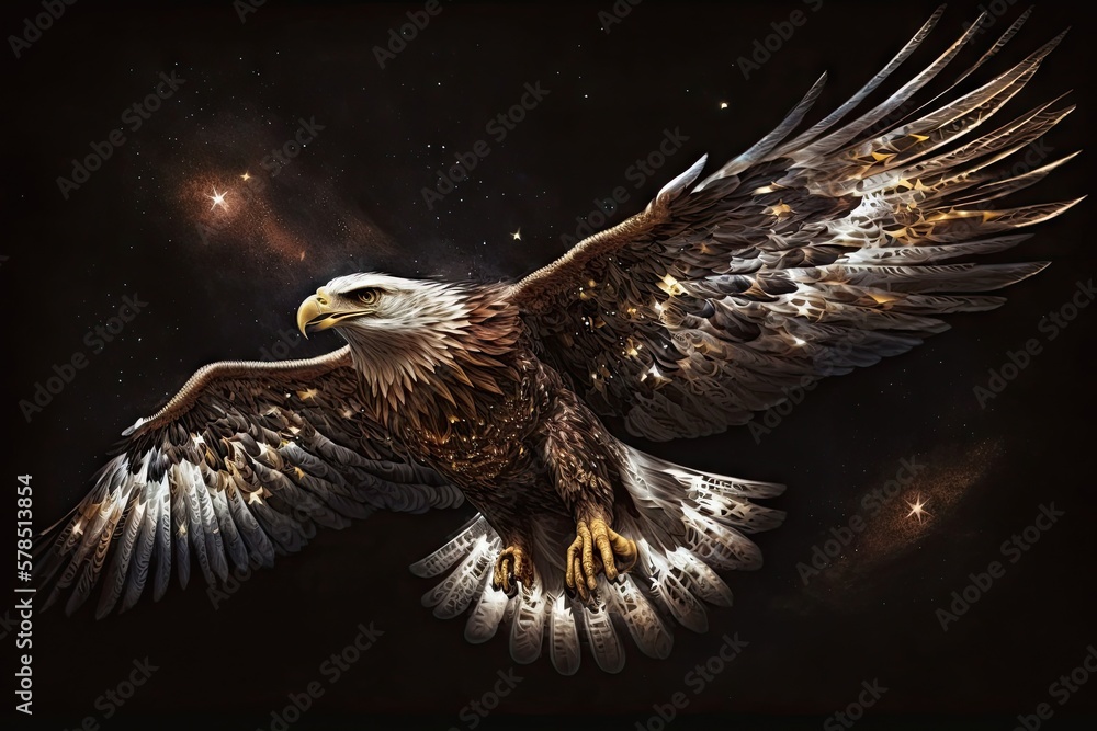 Illuminated Golden Glimmers and Unfurled Wings of Steel: Simulated ...