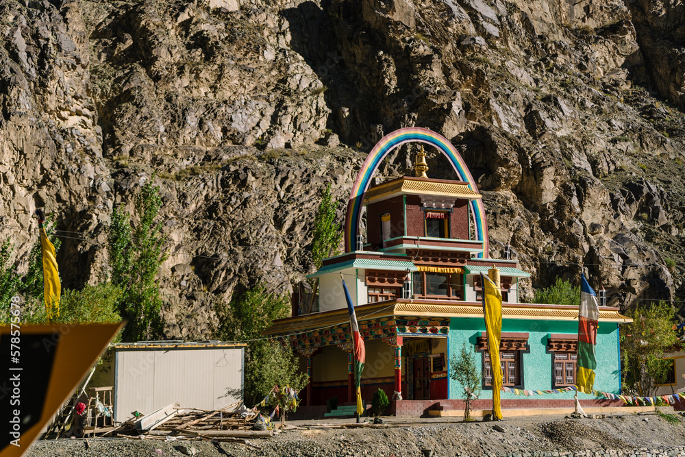 LEH LADAKH , INDIA - SEPTEMBER 27TH 2022: landscape and people at Leh ...