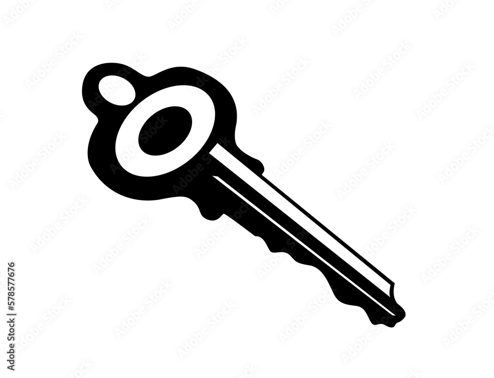 key vector clipart png Stock Illustration | Adobe Stock
