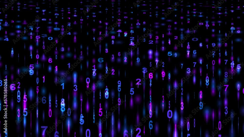 background with lots of light spots animation Of An Abstract Computer ...