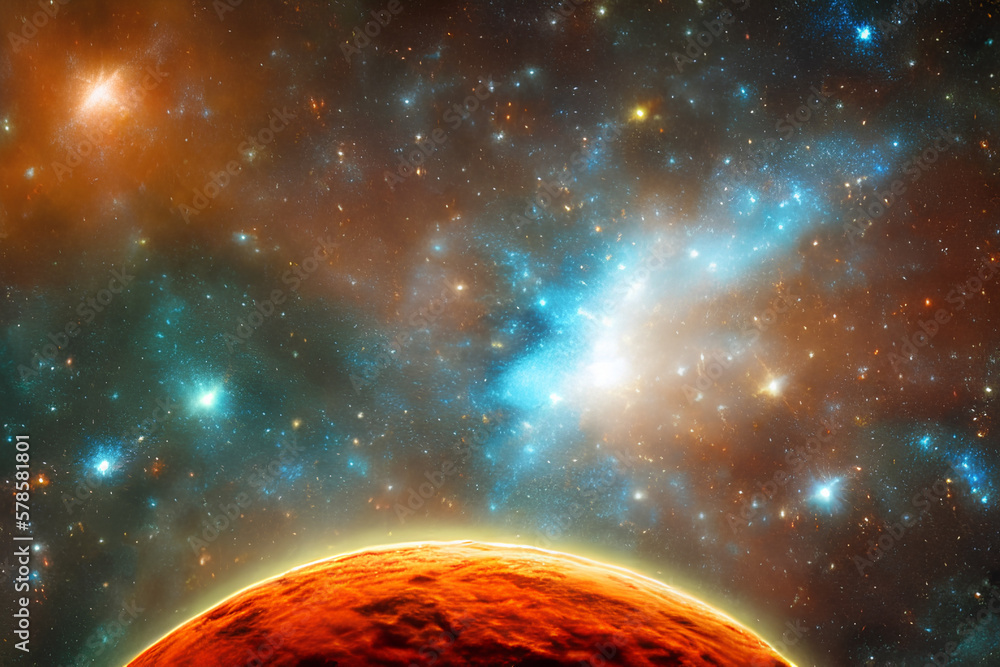 Universe galaxy cosmic photography, space stars and planets wallpaper ...