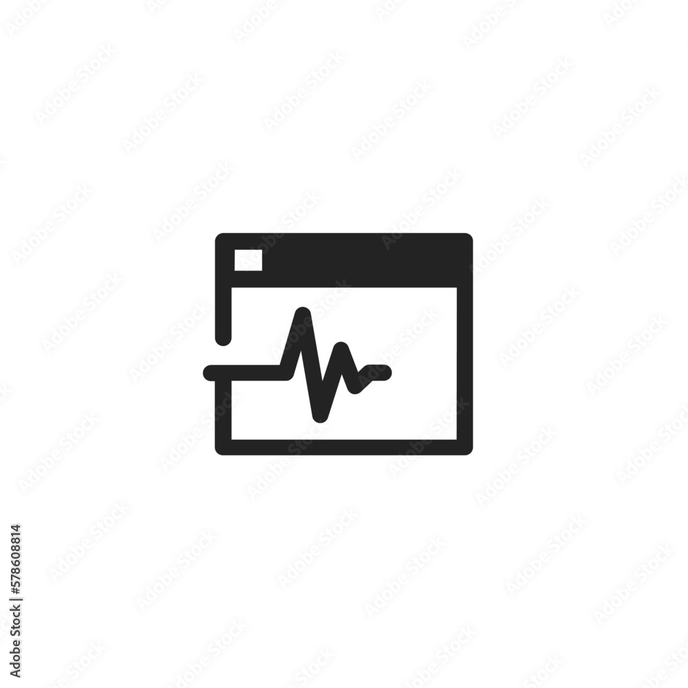 Site Analysis - Pictogram (icon) Stock Vector | Adobe Stock