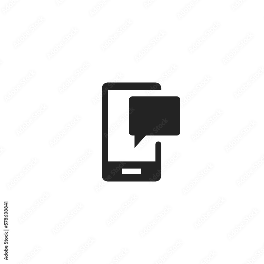 Messaging - Pictogram (icon) Stock Vector | Adobe Stock