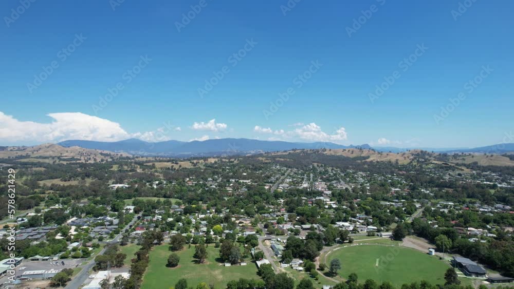 Cinematic 4K aerial footage of Alexandra Victoria Australia and ...