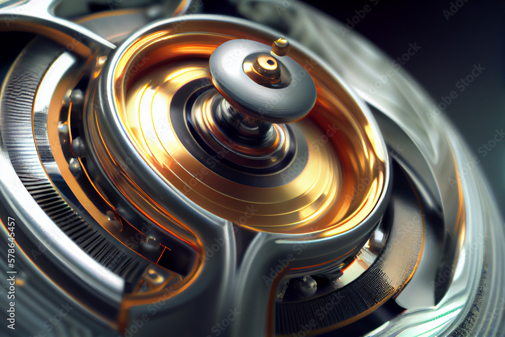 This is a superprecision gyroscope. It is made from a solid brass disk ...