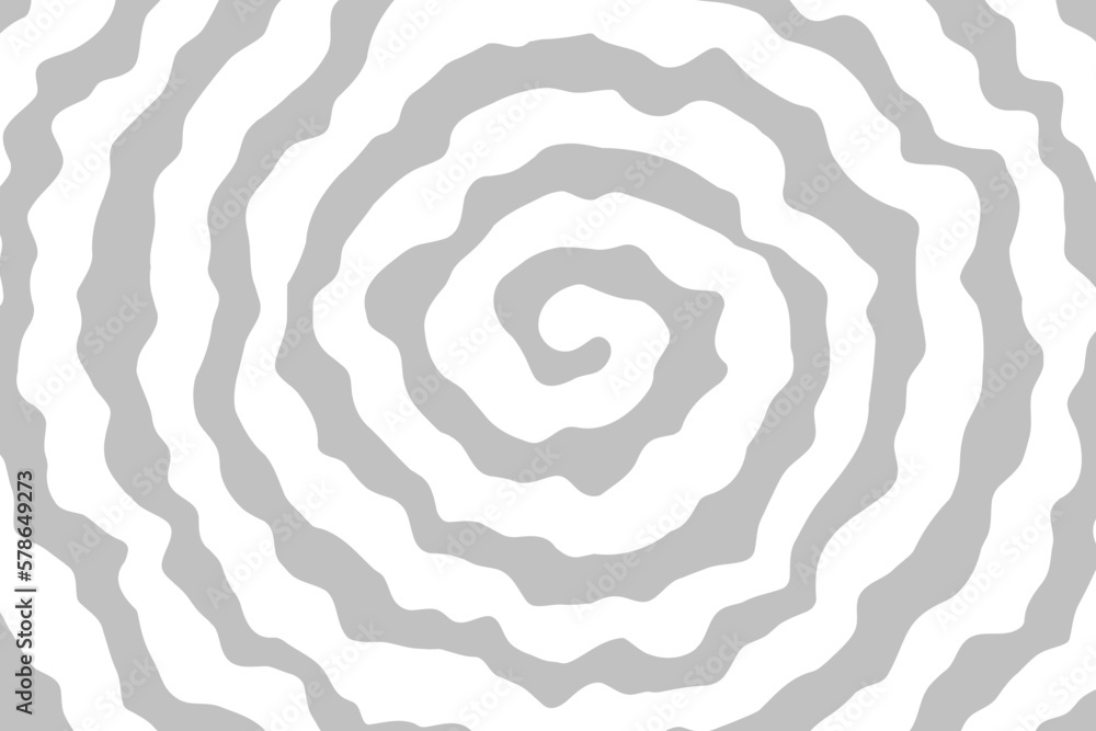 Vector hand drawn, abstract background. Illustration of vortex, optical ...