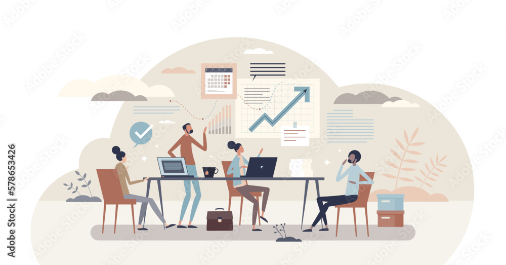 Working team and business group teamwork for success project ...