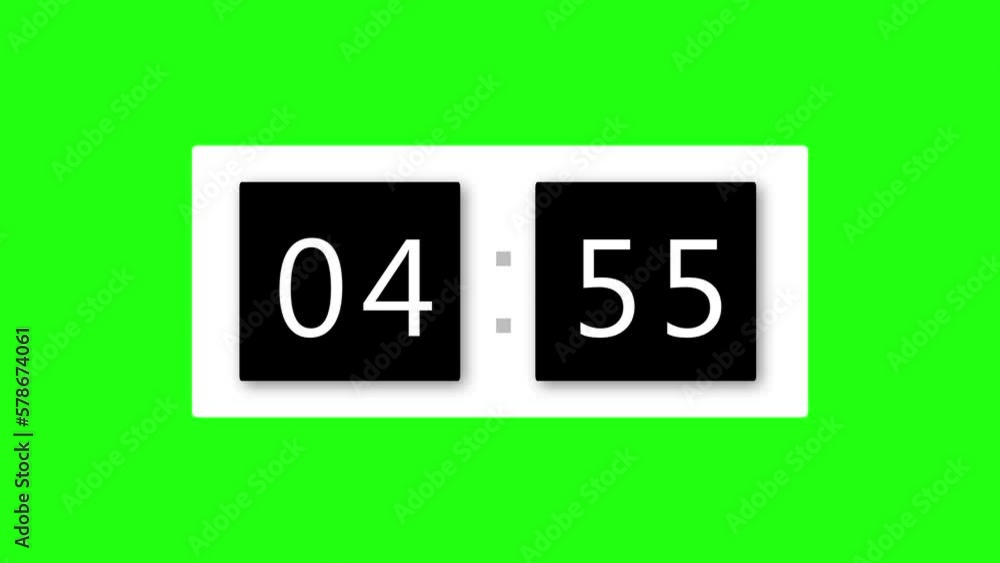 5 minute countdown. 5 Minute Clock countdown animation Timer Countdown ...
