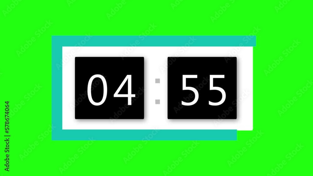 5 minute countdown. 5 Minute Clock countdown animation Timer Countdown ...