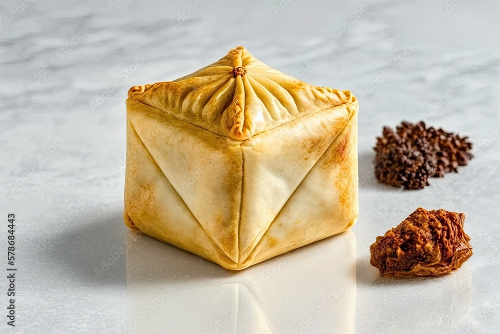 In the kol boregi form of traditional Turkish cuisine, meat is stuffed ...