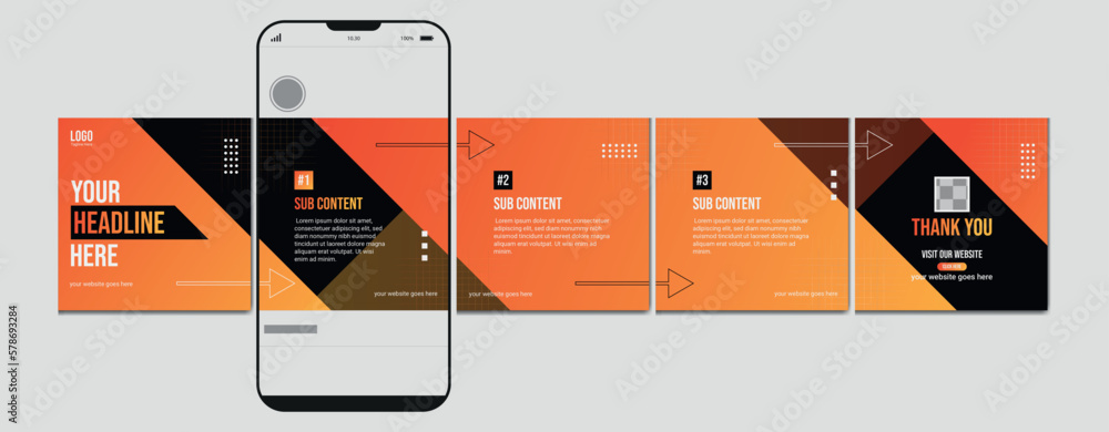 Social Media Carousel Post template , Set Of Instagram Carousel Post ... Social Media Carousel Post template , Set Of Instagram Carousel Post ...