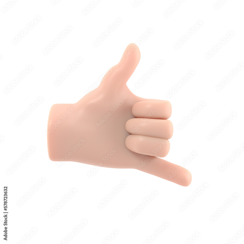 Transparent Backgrounds Mock-up.3D illustration of hand shows the ...